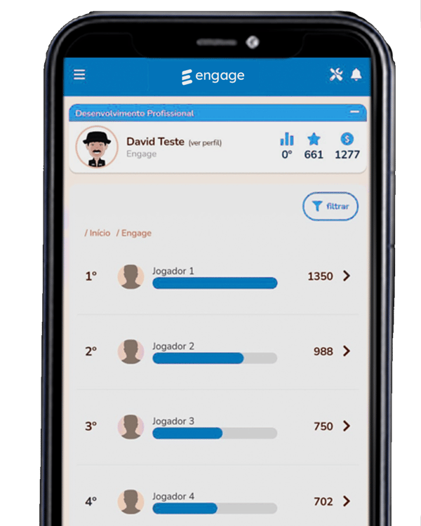 Sistema LMS - Gestão de Treinamentos - Engage